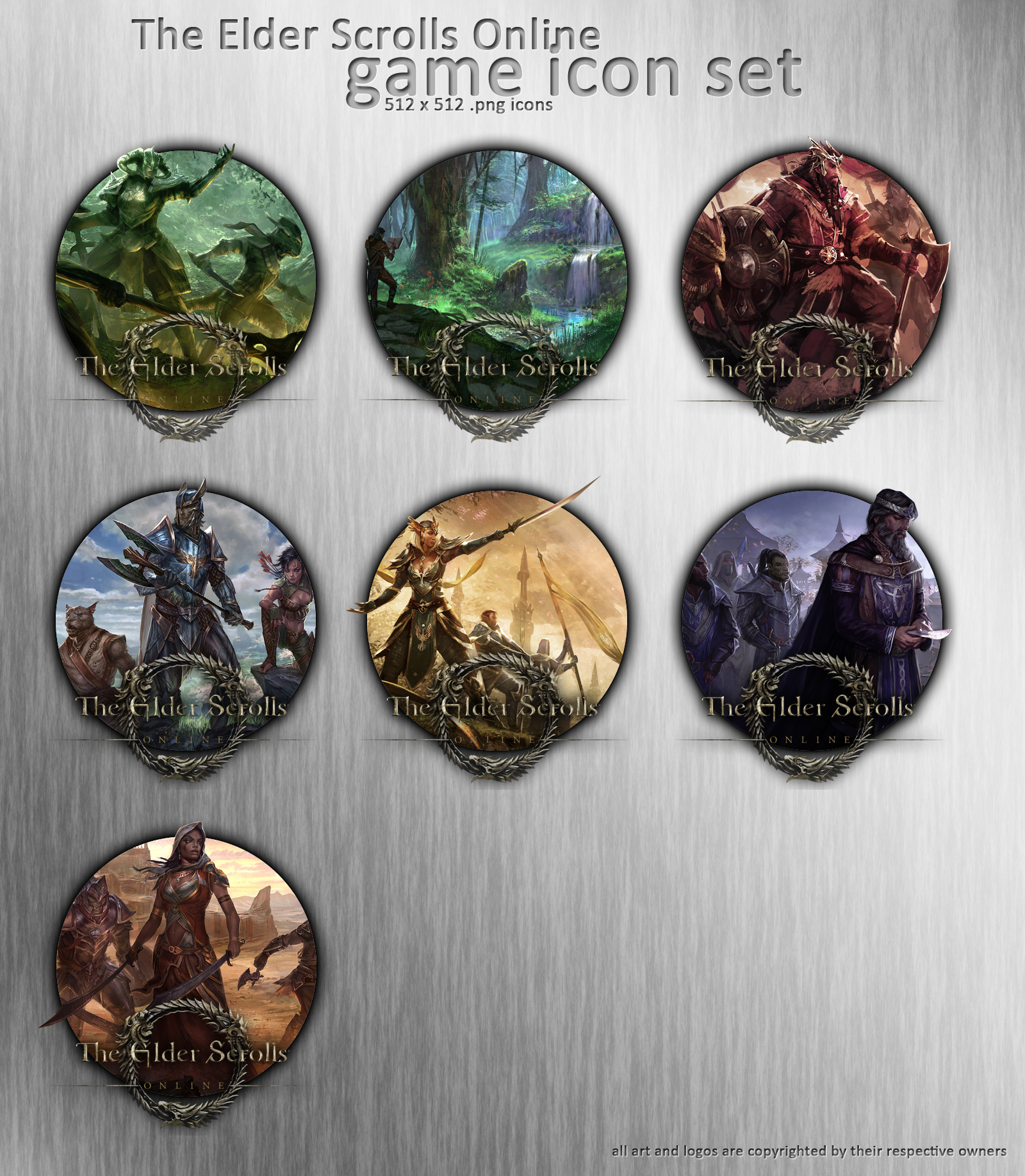 The Elder Scrolls online Icon Set by XeoDon on DeviantArt