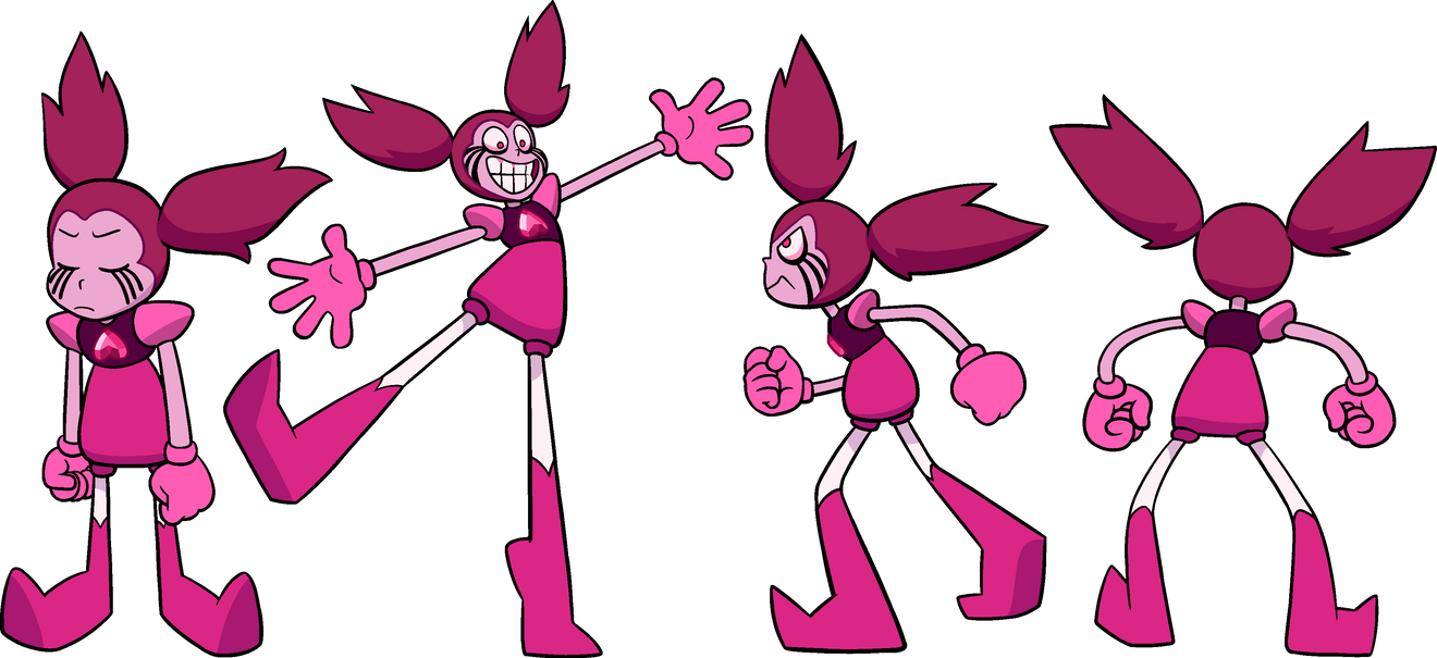 ::SU:: Evil Spinel Model Sheet Renders +BONUS by CharaViolet on DeviantArt