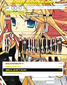 Kagamine Rin (Future Style) Winamp Skin by amirose1997 on DeviantArt