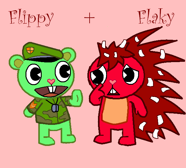 Flippy + Flaky by cartunime500 on DeviantArt