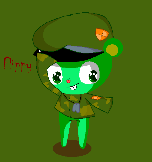 Flippy in anime by cartunime500 on DeviantArt