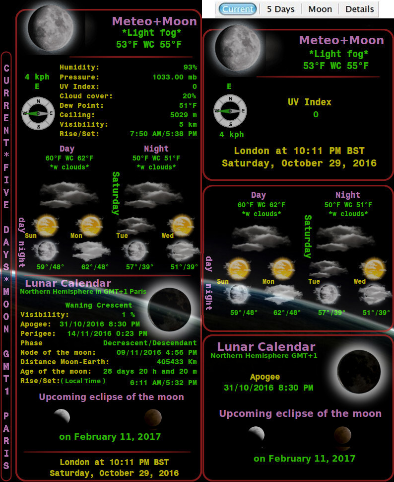 Moon Weather