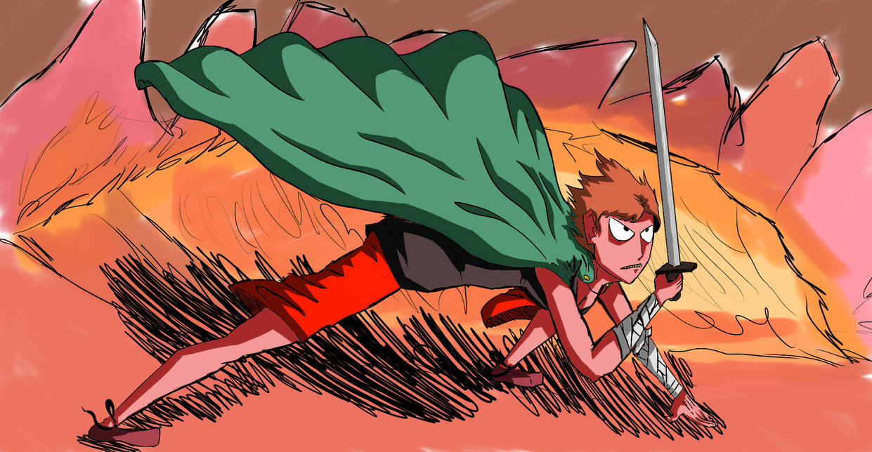 sword fights by volcano by manofham on DeviantArt