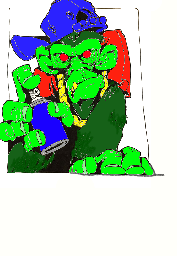 monkey spray by spaduzzo on DeviantArt