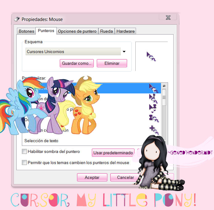 Cursor de My Little Pony*--* by GeneD-Hendermidt on DeviantArt