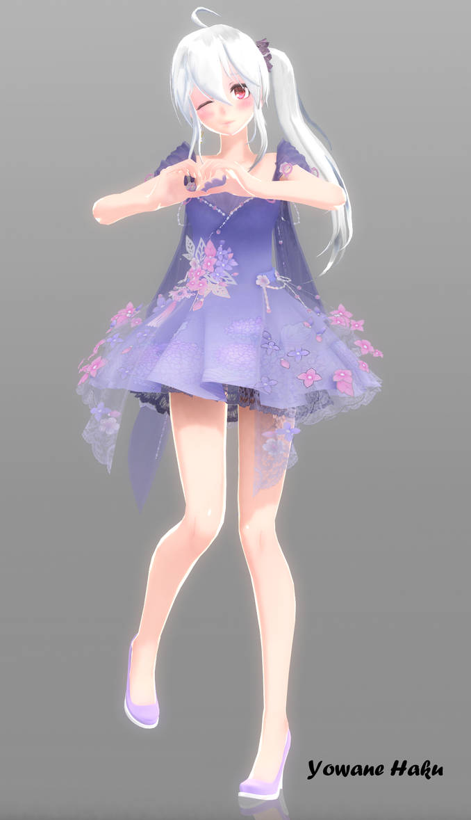 TDA Summer Song Haku [DL] by Mystic-MMD on DeviantArt