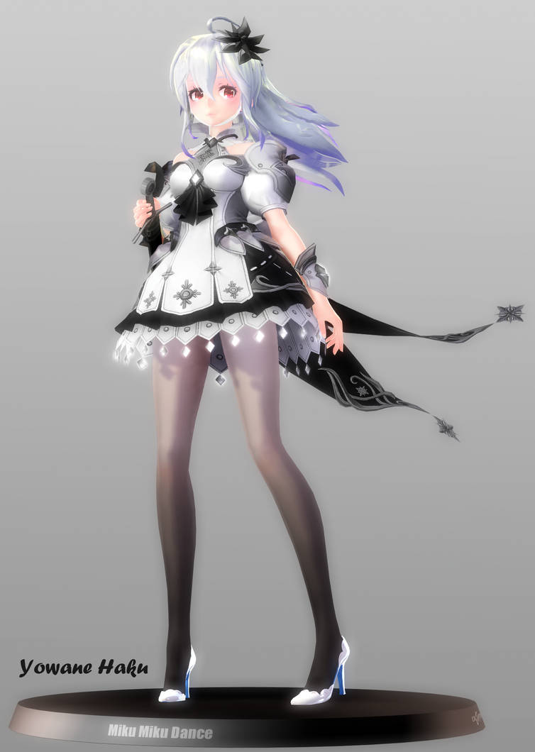 TDA Silver Knight Haku [DL] by Mystic-MMD on DeviantArt