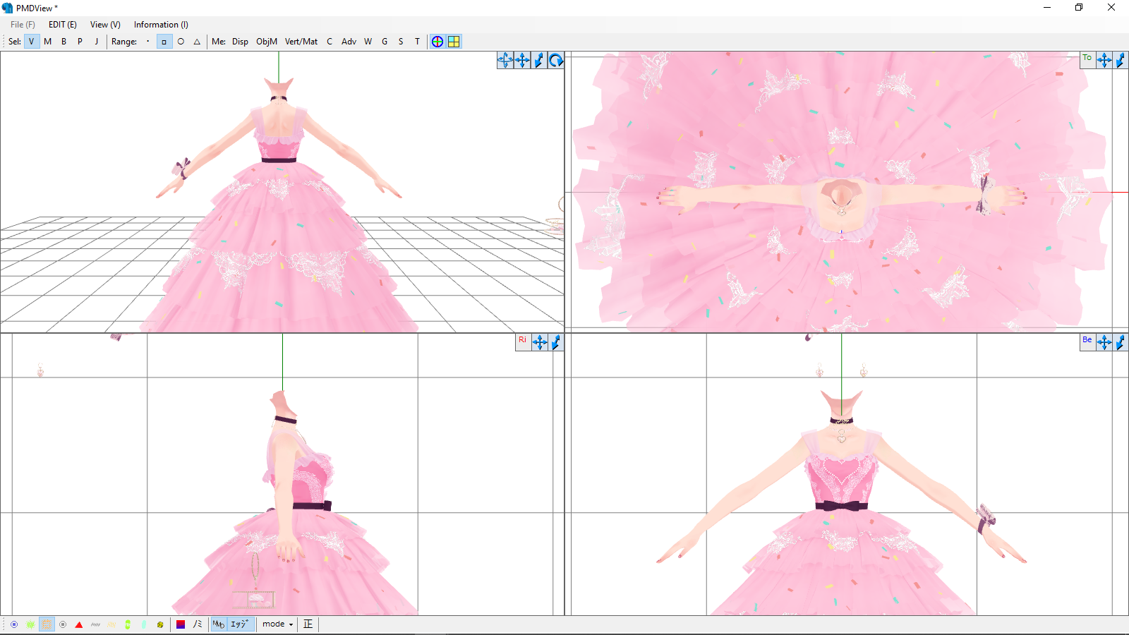 Linking Rigged Outfit to Rigged Base by Mystic-MMD on DeviantArt