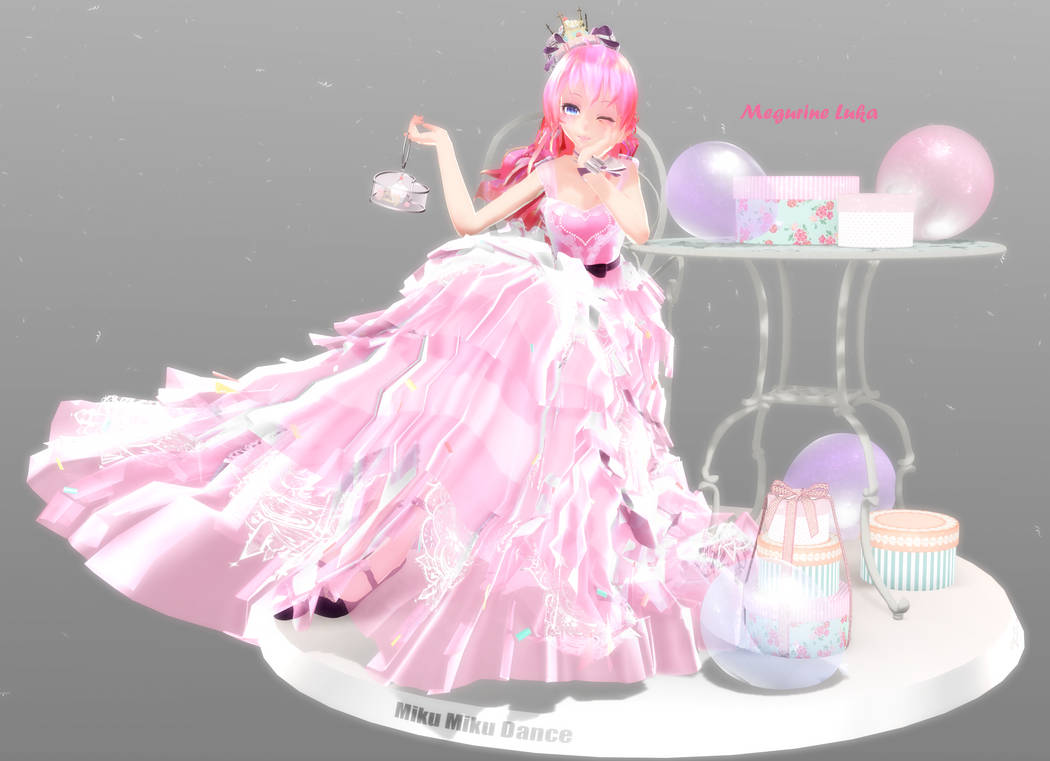 TDA Colorful Cake Tower Luka [DL] by Mystic-MMD on DeviantArt
