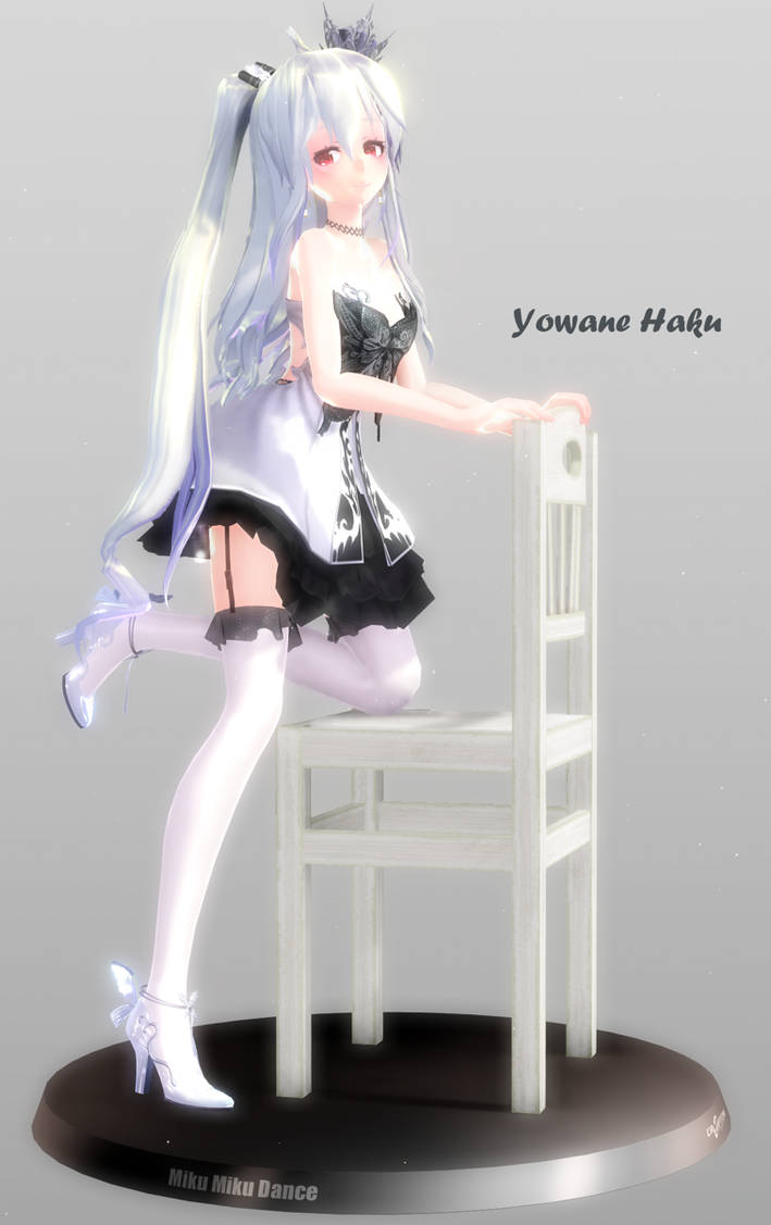 TDA Silver Butterfly Flurry Haku [DL] by Mystic-MMD on DeviantArt