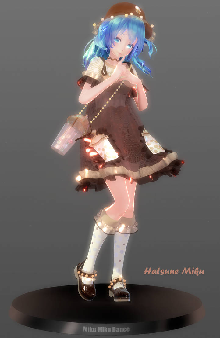 TDA Fancy Milk Tea Miku [DL] by Mystic-MMD on DeviantArt