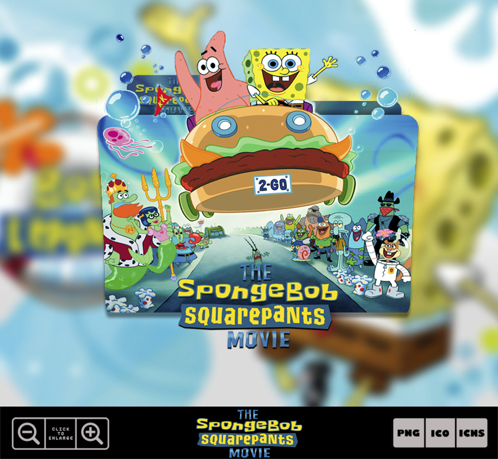 The SpongeBob SquarePants Movie [2004] Folder Icon by DrakoOH on DeviantArt