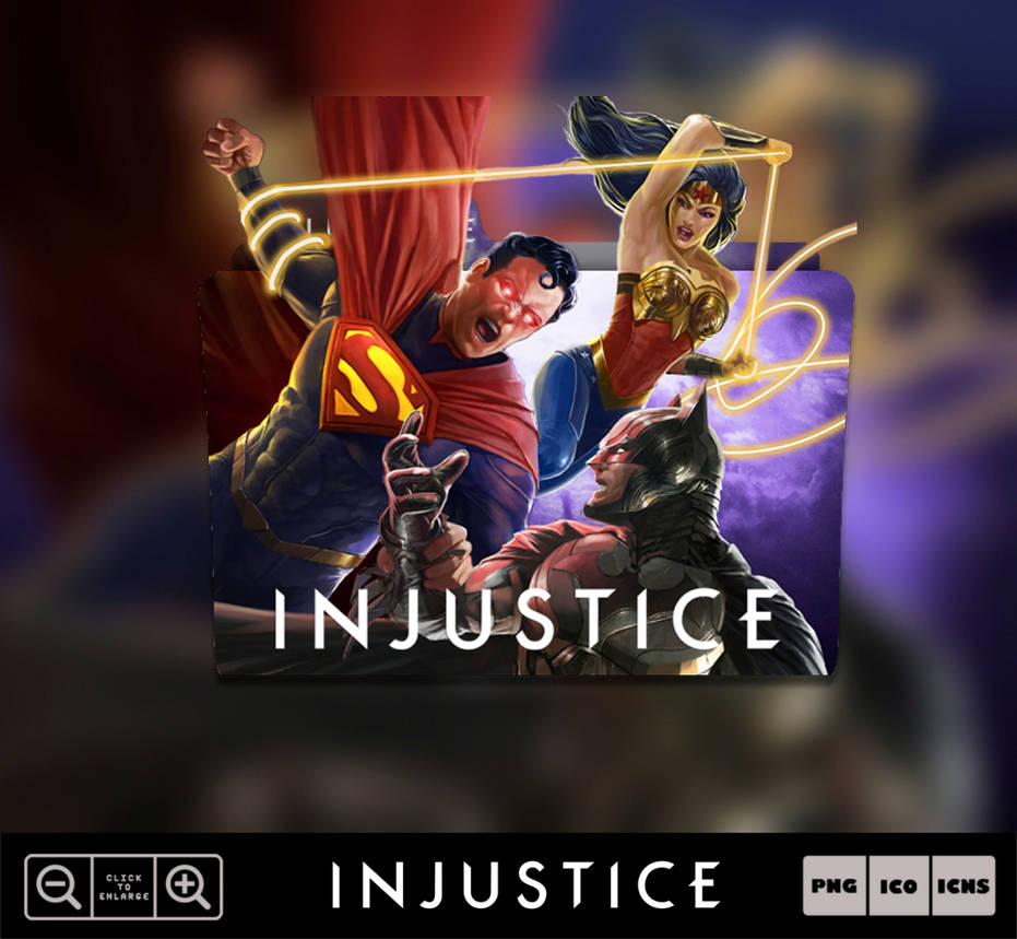 Injustice [2021] Folder Icon by DrakoOH on DeviantArt