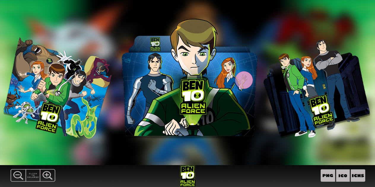 Ben 10 - Alien Force [2008-2010] Folder Icon Pack by DrakoOH on DeviantArt