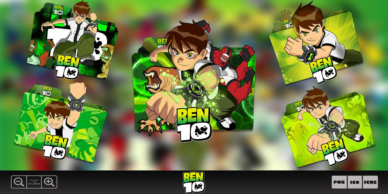 Ben 10 [2005-2008] Folder Icon Pack by DrakoOH on DeviantArt