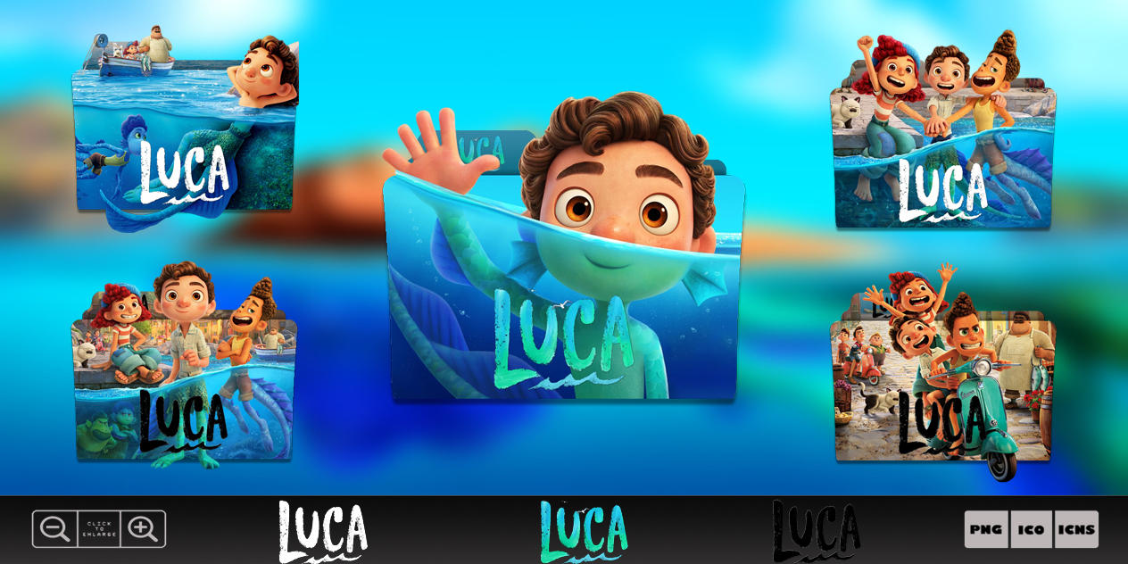 Luca [2021] Folder Icon Pack by DrakoOH on DeviantArt