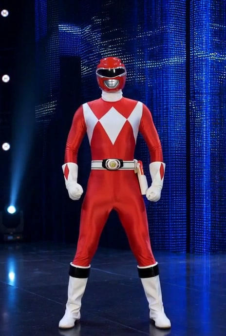 Kelly morphs into red ranger by BarneyisFridays100 on DeviantArt