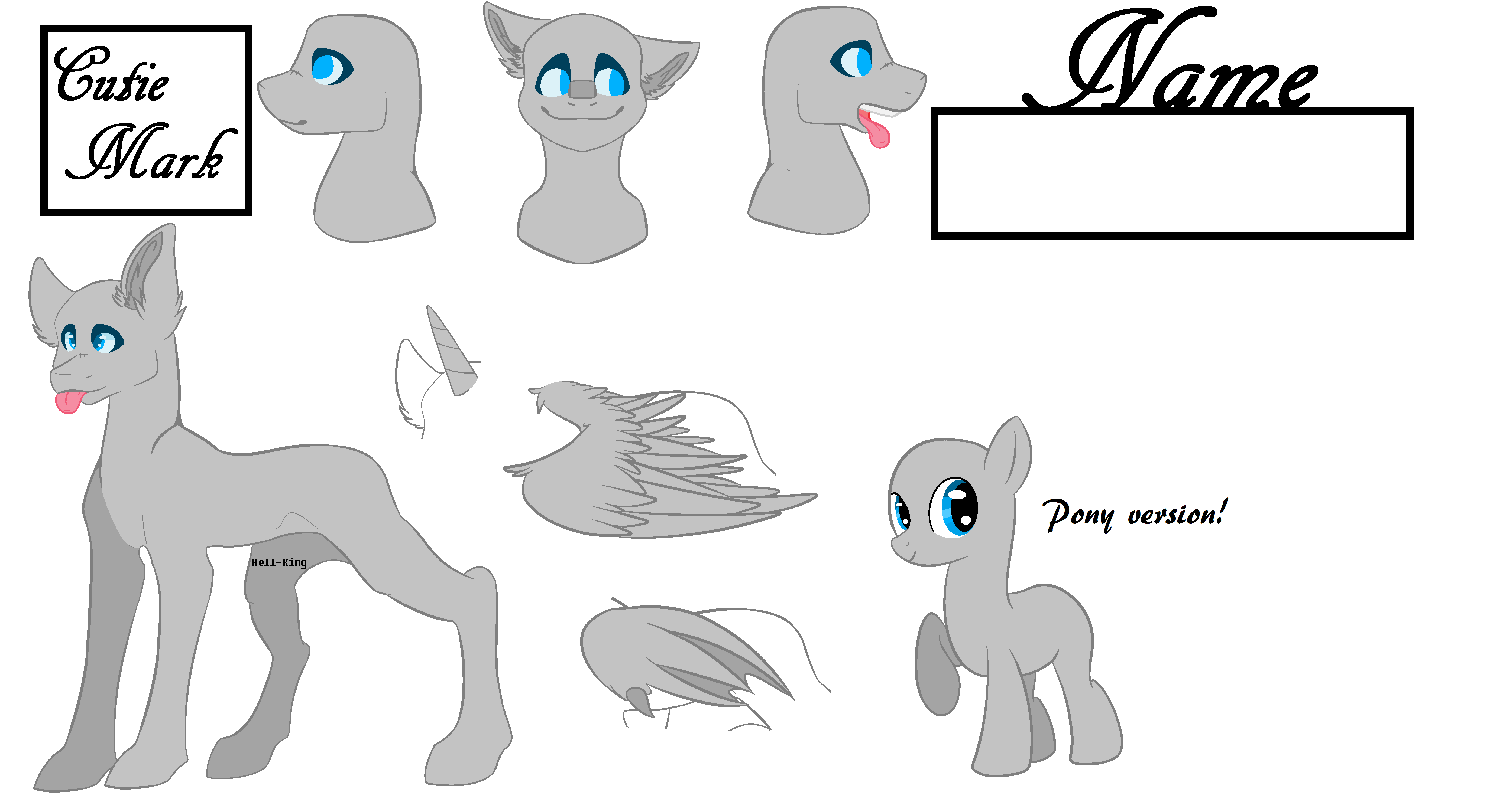 FREE Pony Ref Base! by S0uper on DeviantArt