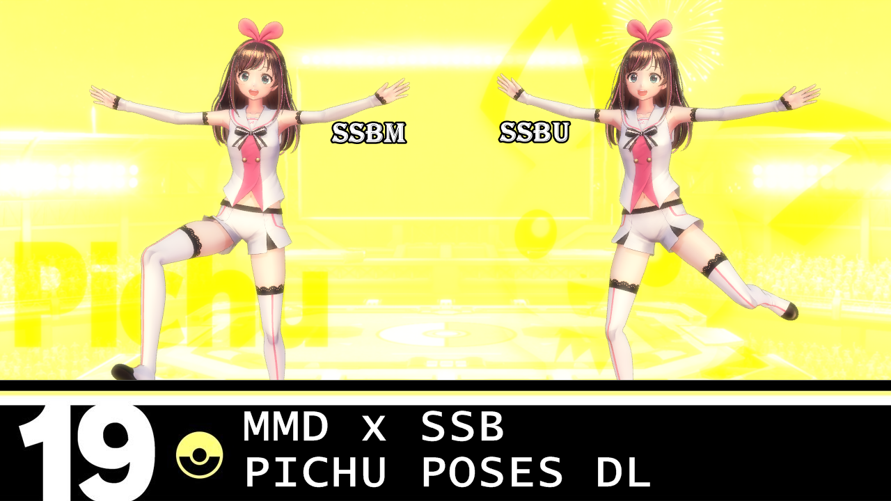 [MMD x SSB] Pichu poses DL by Coldblast on DeviantArt