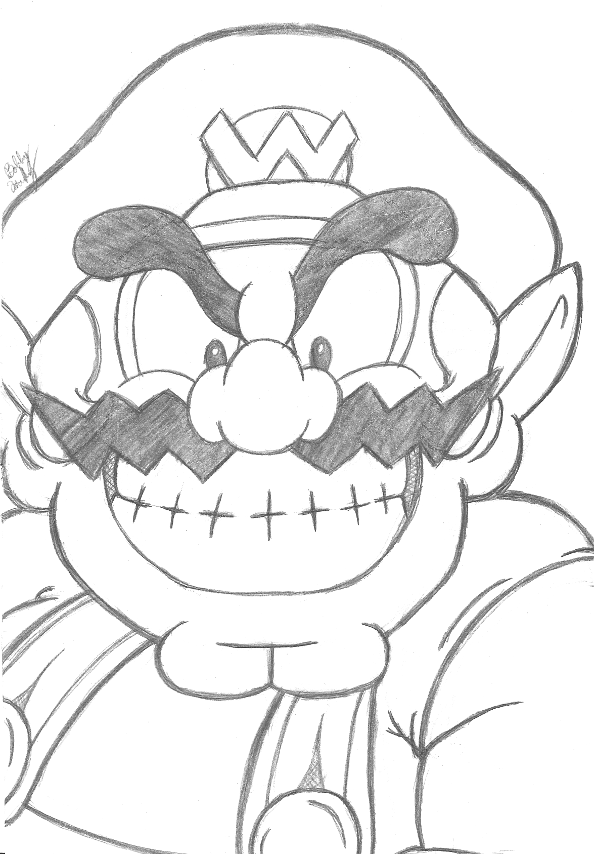 Wario Drawing