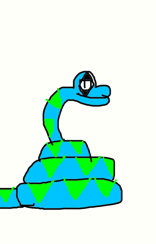 Kaa as a blue recirculated python by Bluey2007 on DeviantArt