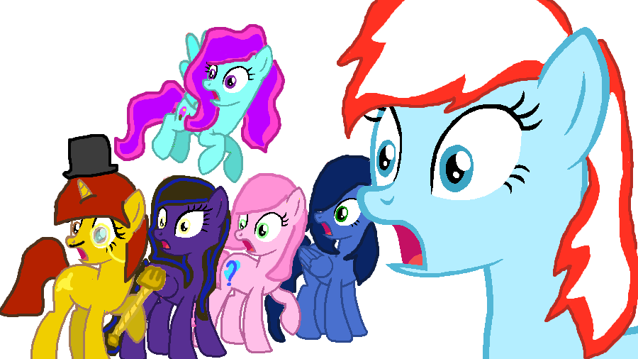 New Mane 6 GASP by Teliki on DeviantArt