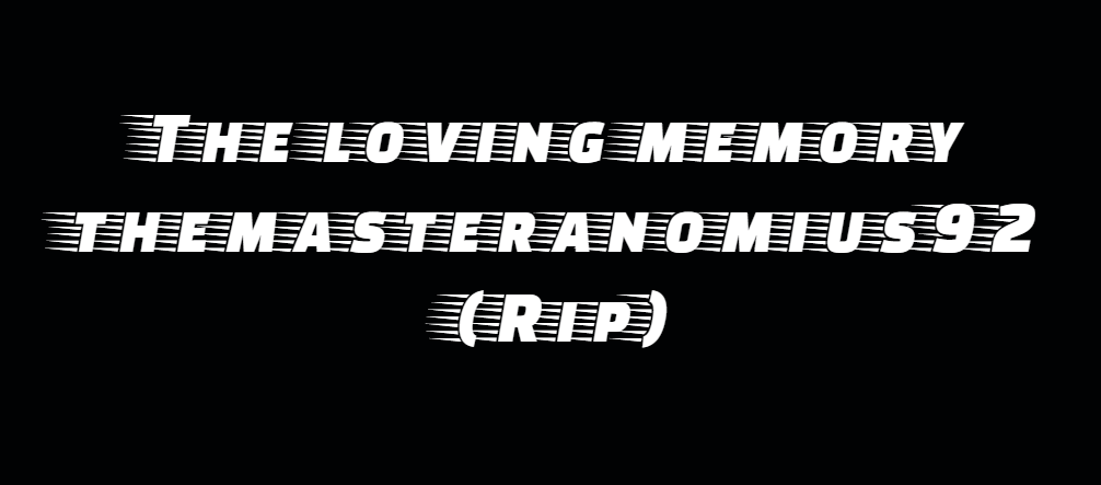 The loving memory TheMasterAnomius92 by GreekAndNorse on DeviantArt