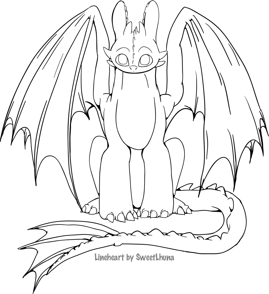 Toothless Flying Coloring Pages