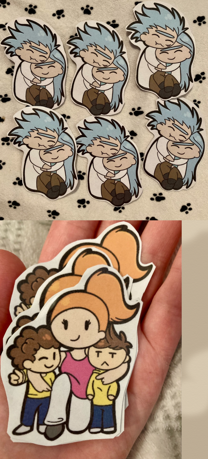 Collab stickers by KagomeTheUniverse on DeviantArt