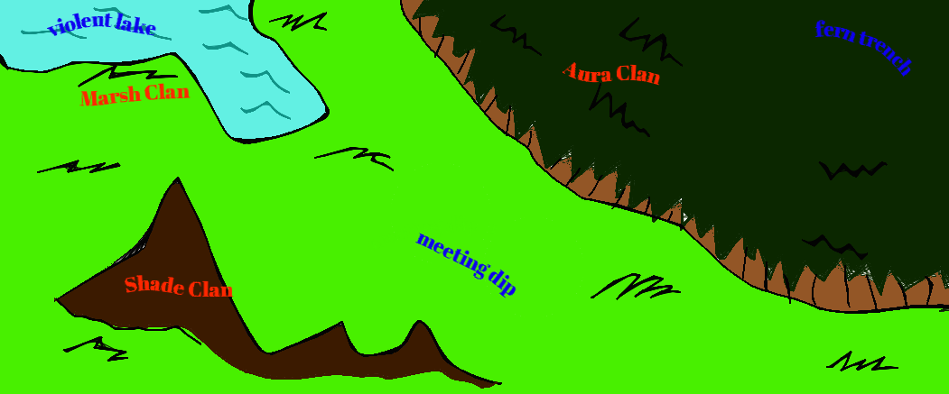 map of the clans by hedgepaw on DeviantArt