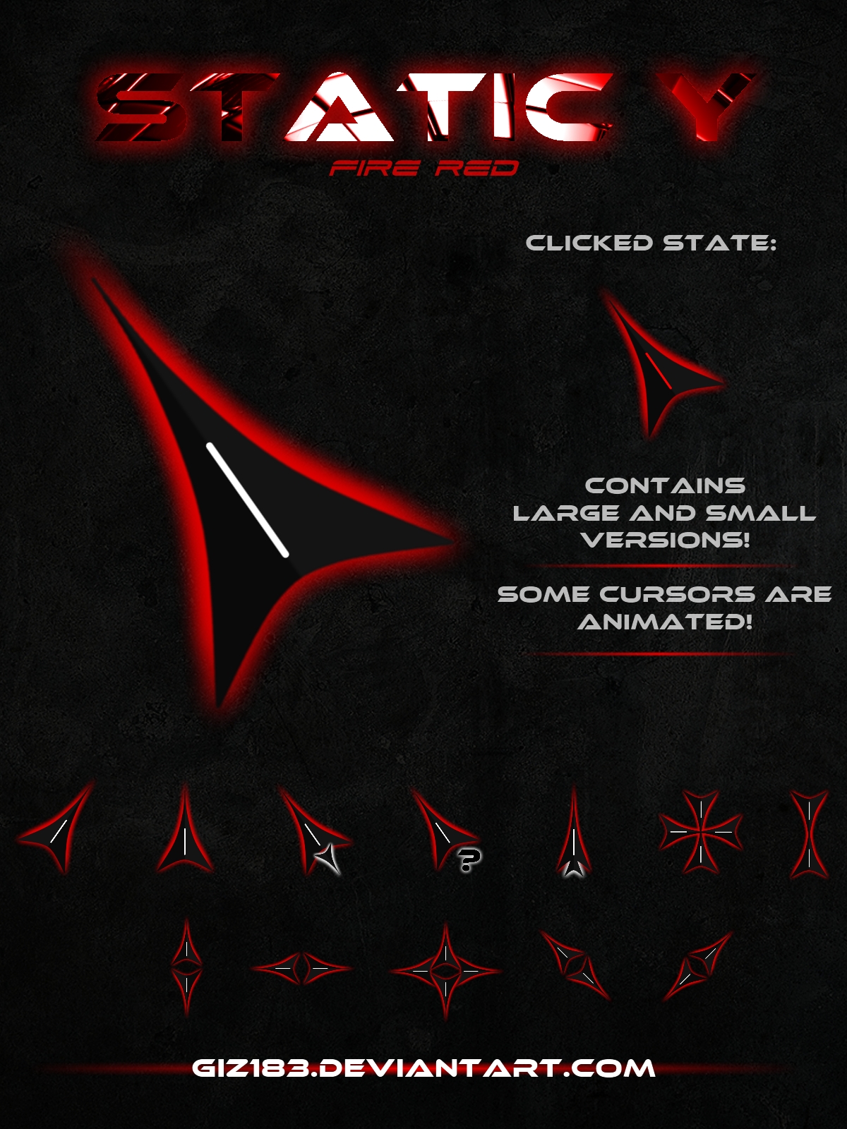 Static Y - Fire Red by giz183 on DeviantArt