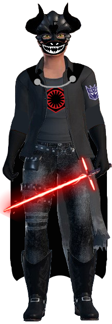 King Diablo (with Red Lightsaber) (PNG) by jacobstout on DeviantArt