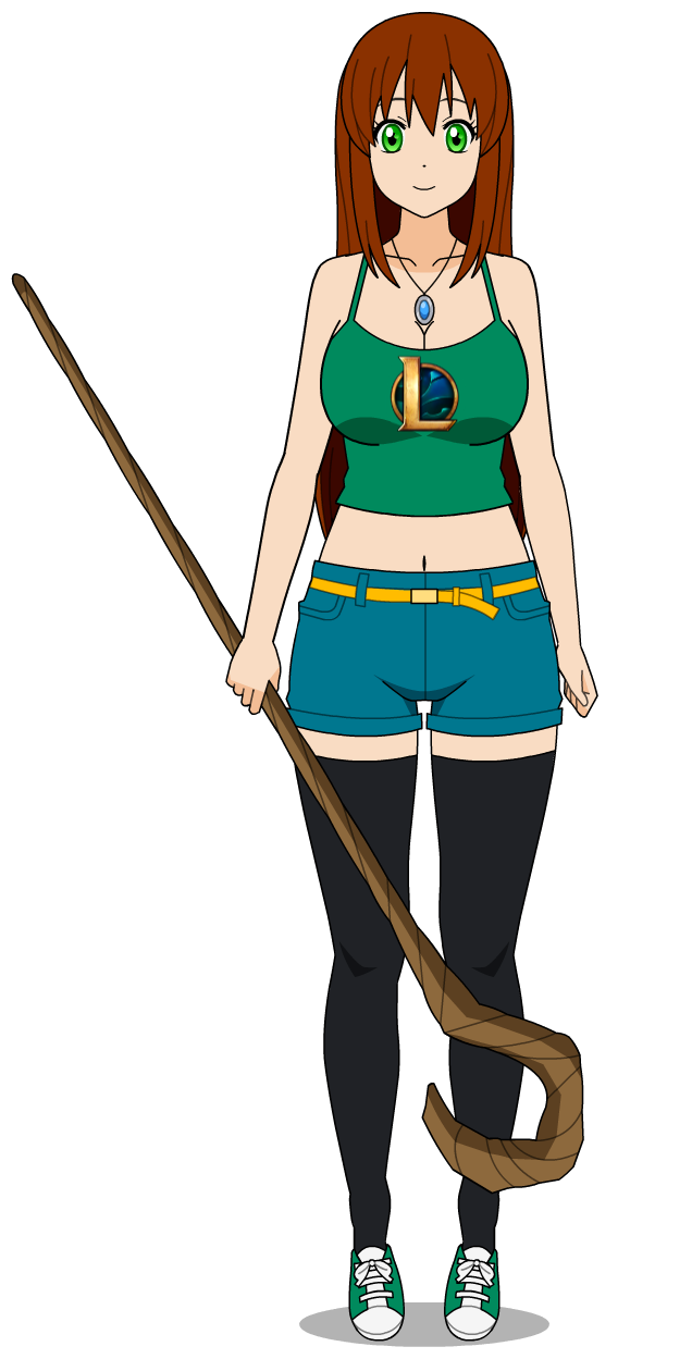 Lillian Mitchell (with Wizard Staff) (PNG) by jacobstout on DeviantArt