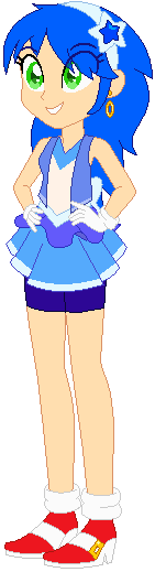 Cure Sonic (Aoki Harimikai) (PNG) by jacobstout on DeviantArt