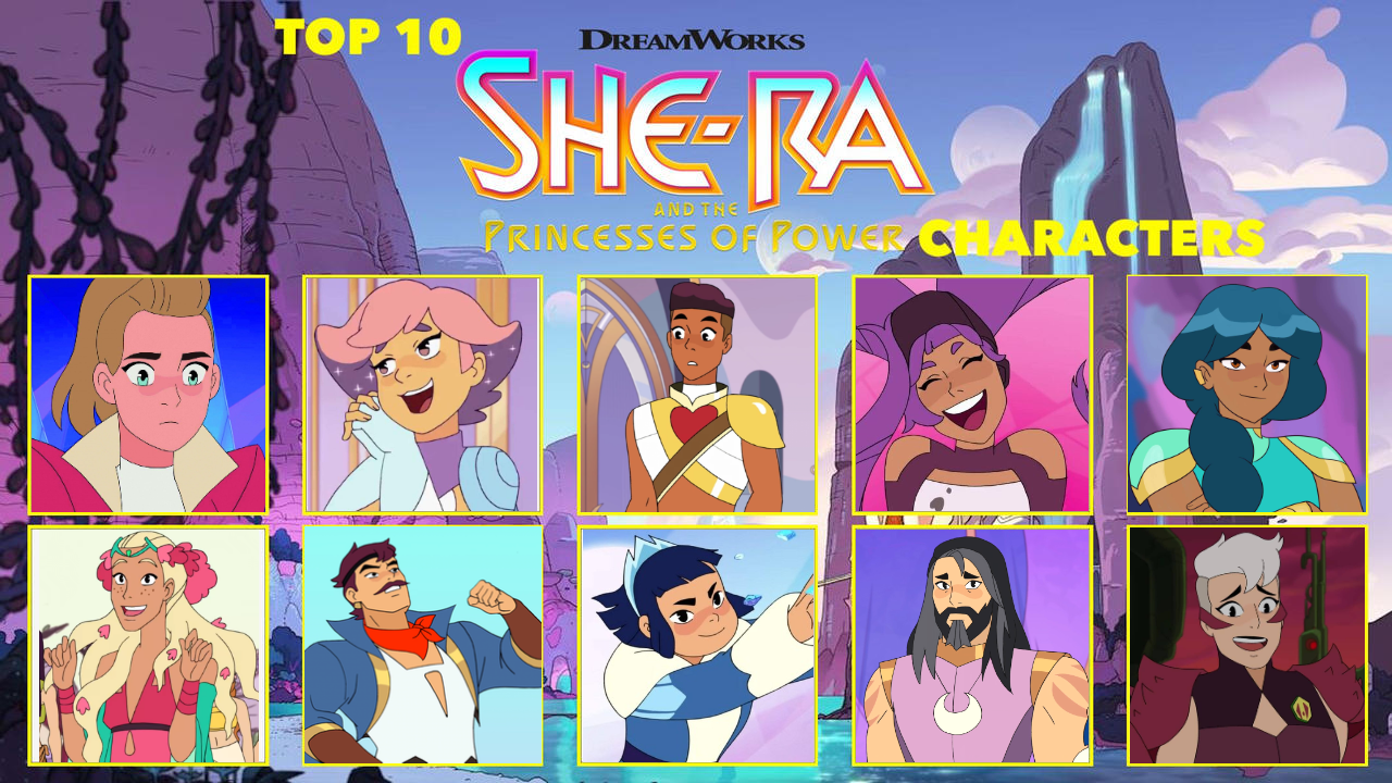 My Top 10 Favorite She-Ra Characters by jacobstout on DeviantArt
