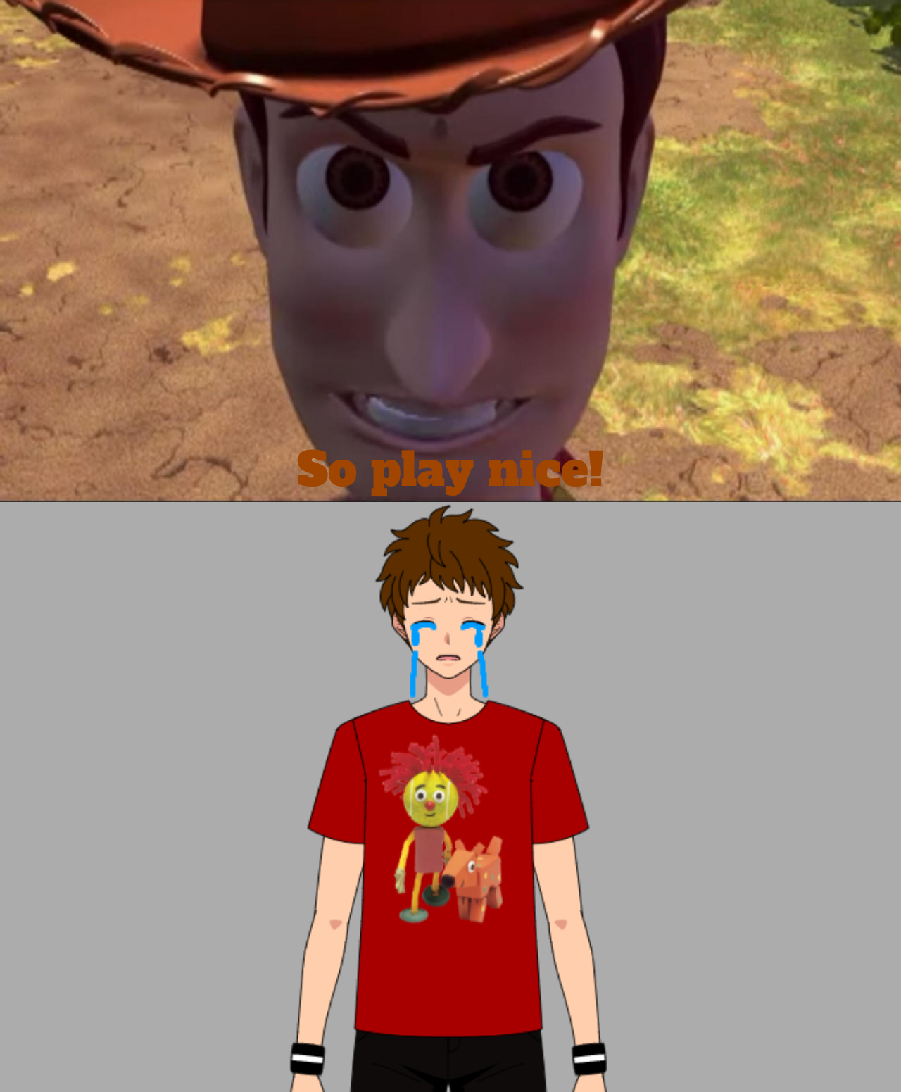 Woody Says So Play Nice to Topher Taylor by jacobstout on DeviantArt