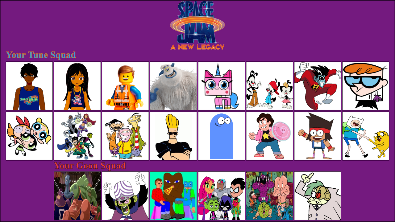 My Own Space Jam Legacy Team by jacobstout on DeviantArt
