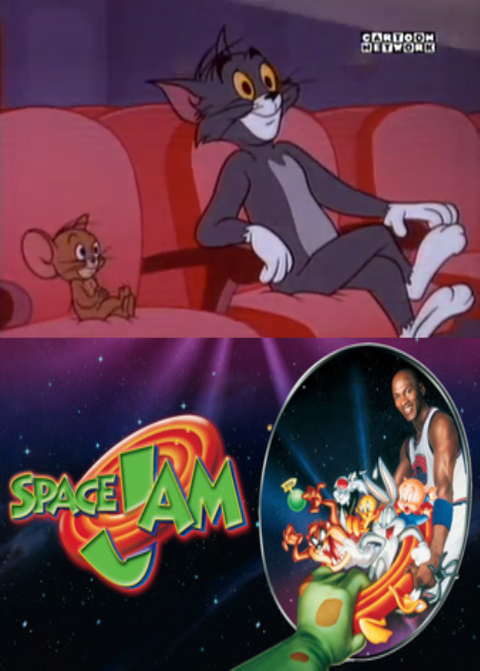 Tom and Jerry Watch Space Jam by jacobstout on DeviantArt