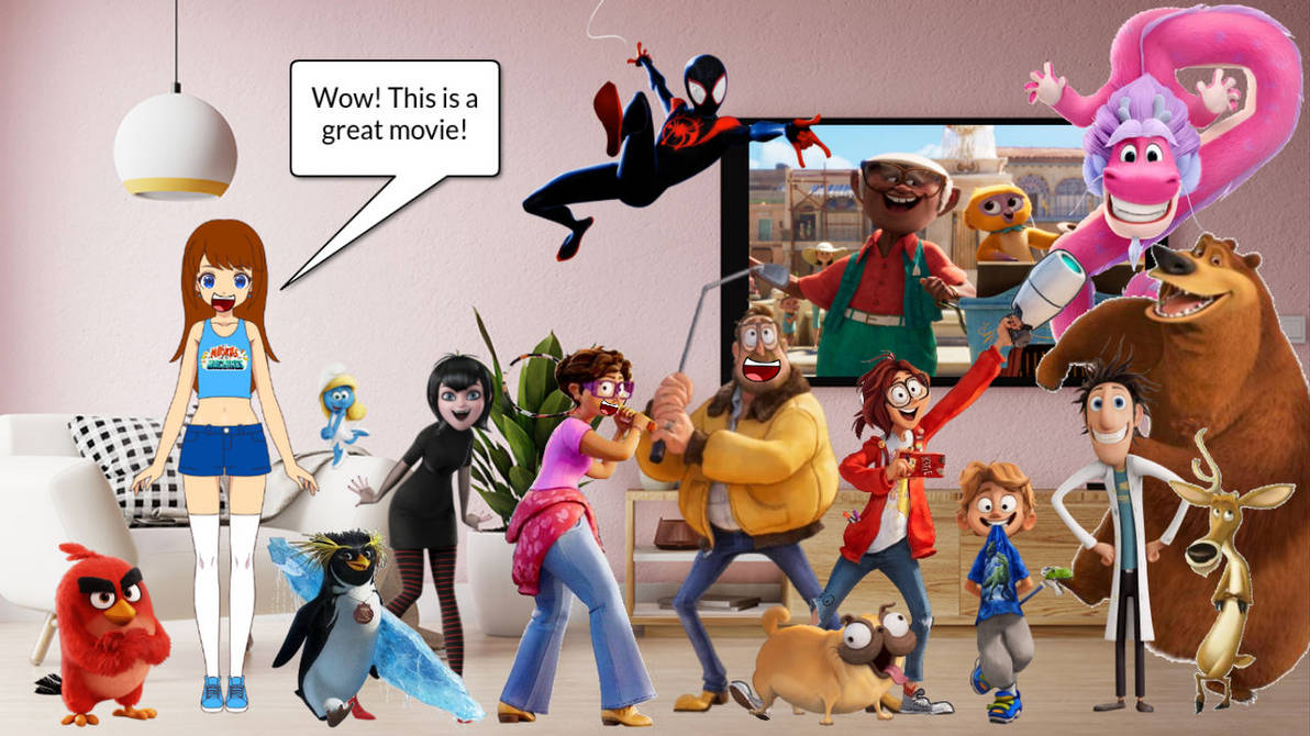 Millie Russell and the SPA characters watch Vivo by jacobstout on DeviantArt