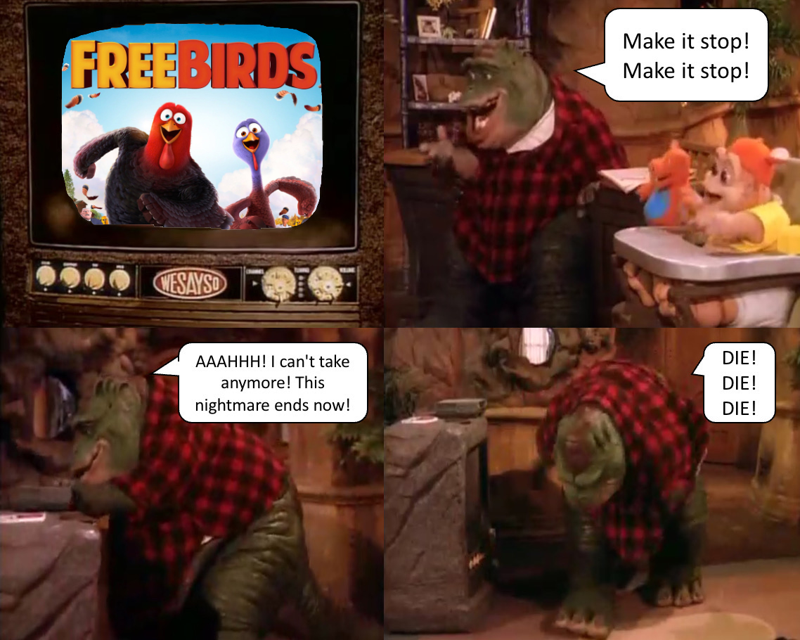 Earl Sinclair Hates Free Birds by jacobstout on DeviantArt