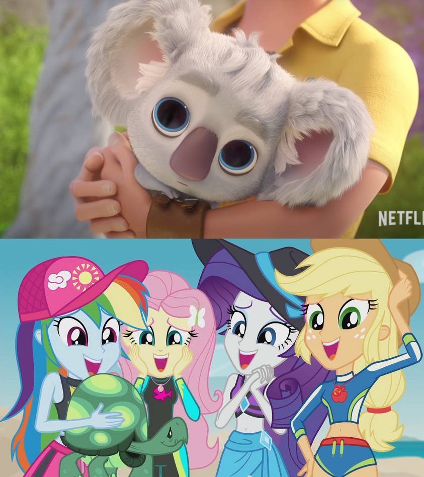 The Equestria Girls React to Pretty Boy the Koala by jacobstout on ...