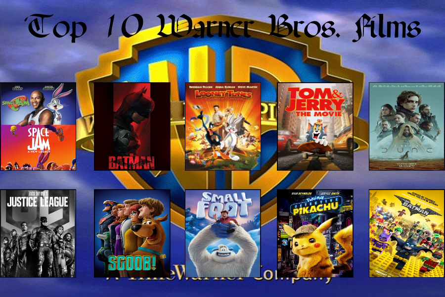 My Top 10 Warner Bros. Films by jacobstout on DeviantArt