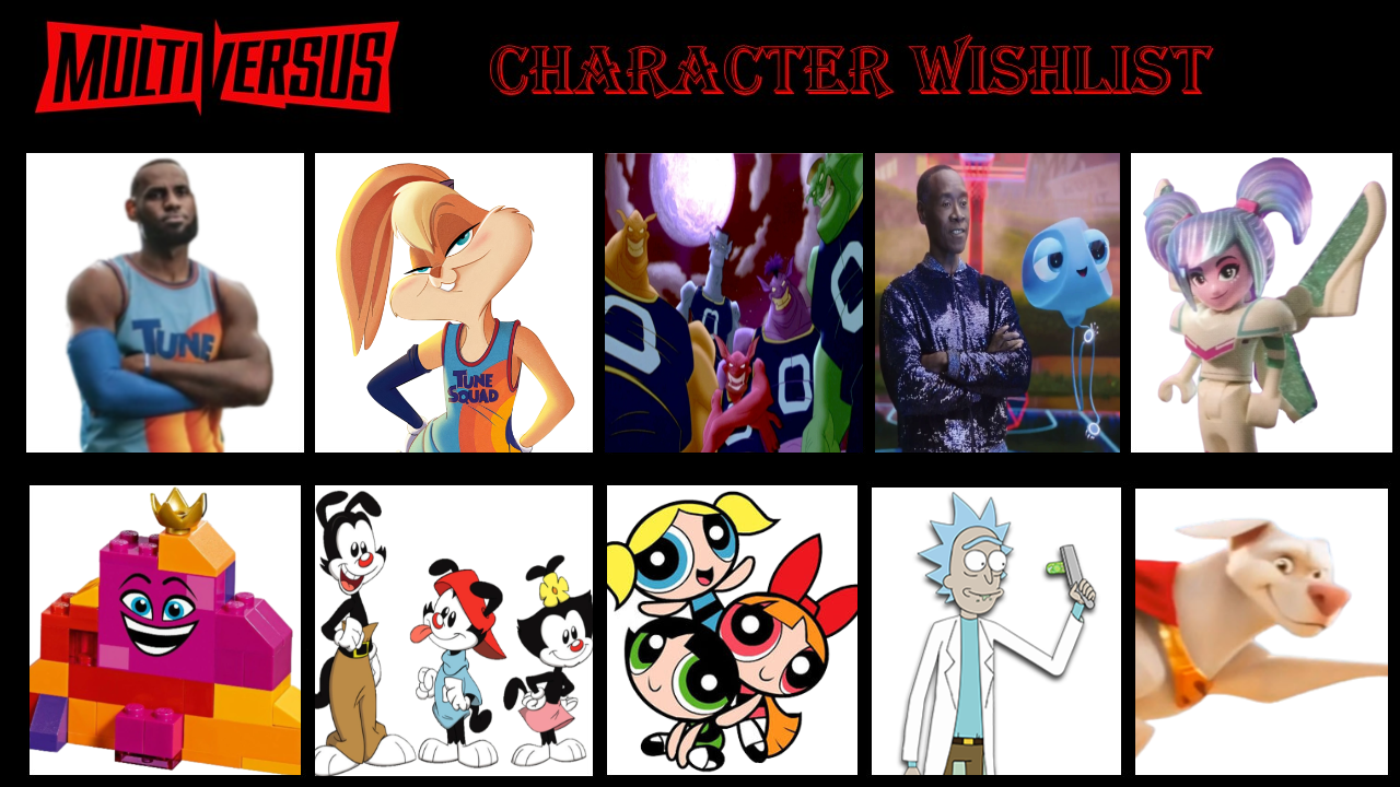 My MultiVersus Character Wishlist by jacobstout on DeviantArt