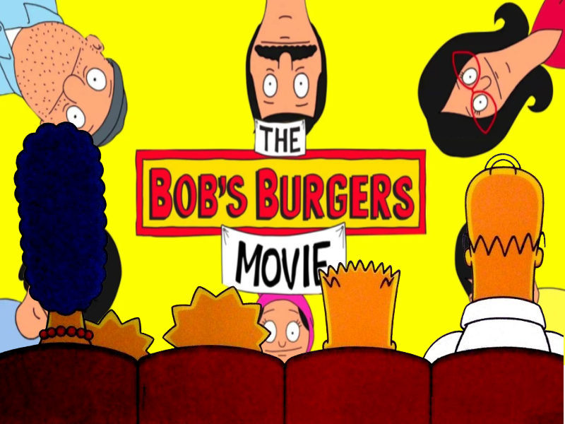 The Simpsons See The Bob's Burgers Movie by jacobstout on DeviantArt