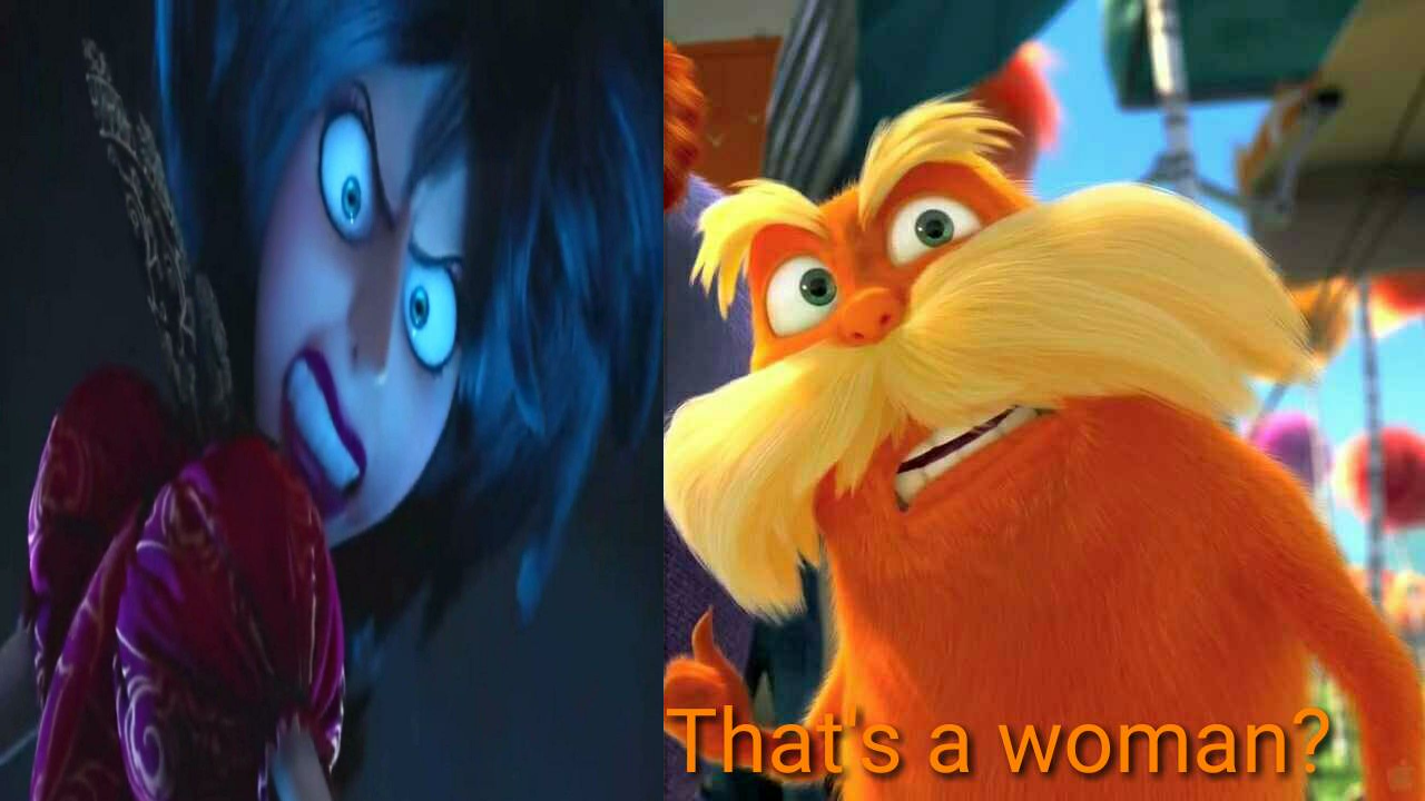 The Lorax Roasts Scarlet Overkill by jacobstout on DeviantArt