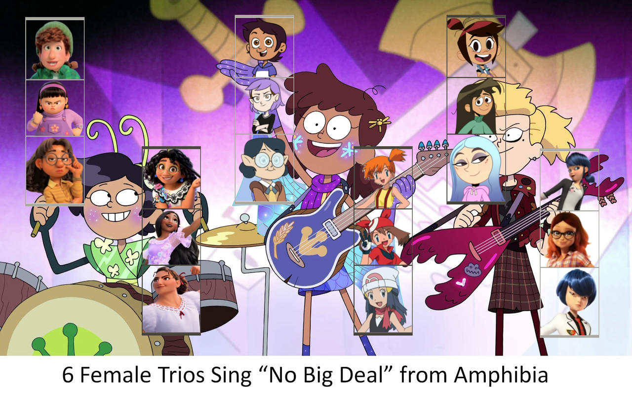 6 Female Trios Sing No Big Deal (My Version) by jacobstout on DeviantArt