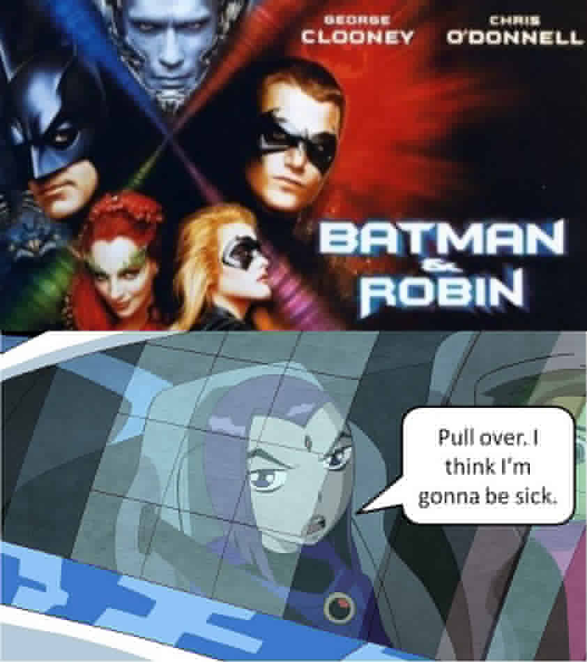 Raven is Sick at Batman and Robin (1997) by jacobstout on DeviantArt
