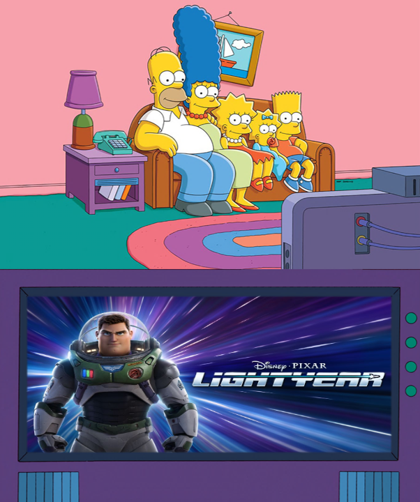 The Simpsons Watch Lightyear by jacobstout on DeviantArt