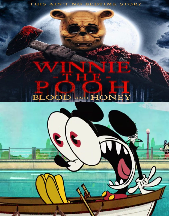Mickey Scared of Winnie the Pooh: Blood and Honey by jacobstout on ...