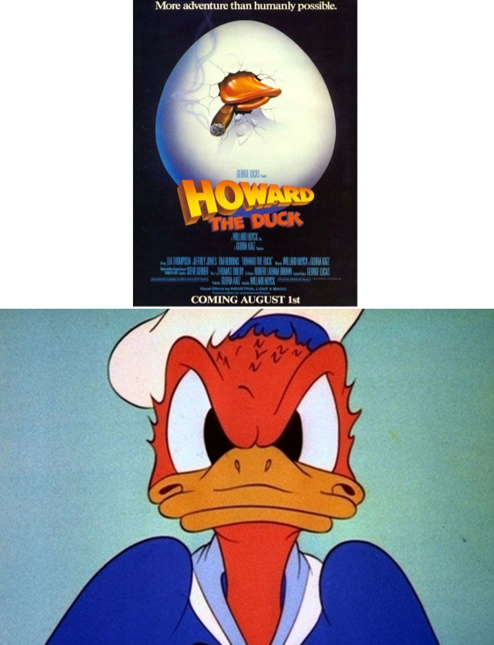 Donald Duck Hates Howard the Duck (1986) by jacobstout on DeviantArt